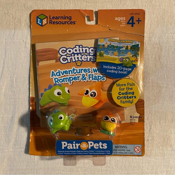 Learning Resources | Toys | Learning Resources Coding Critters Adventures With Romper Flaps ...